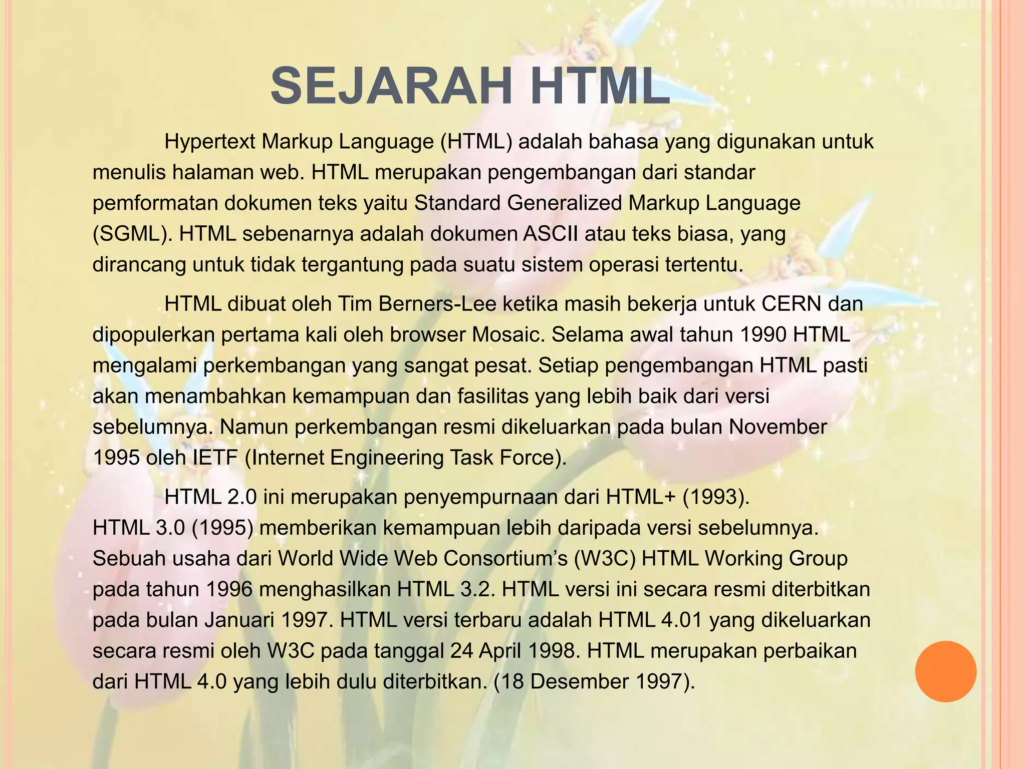 Html power point | PPTX