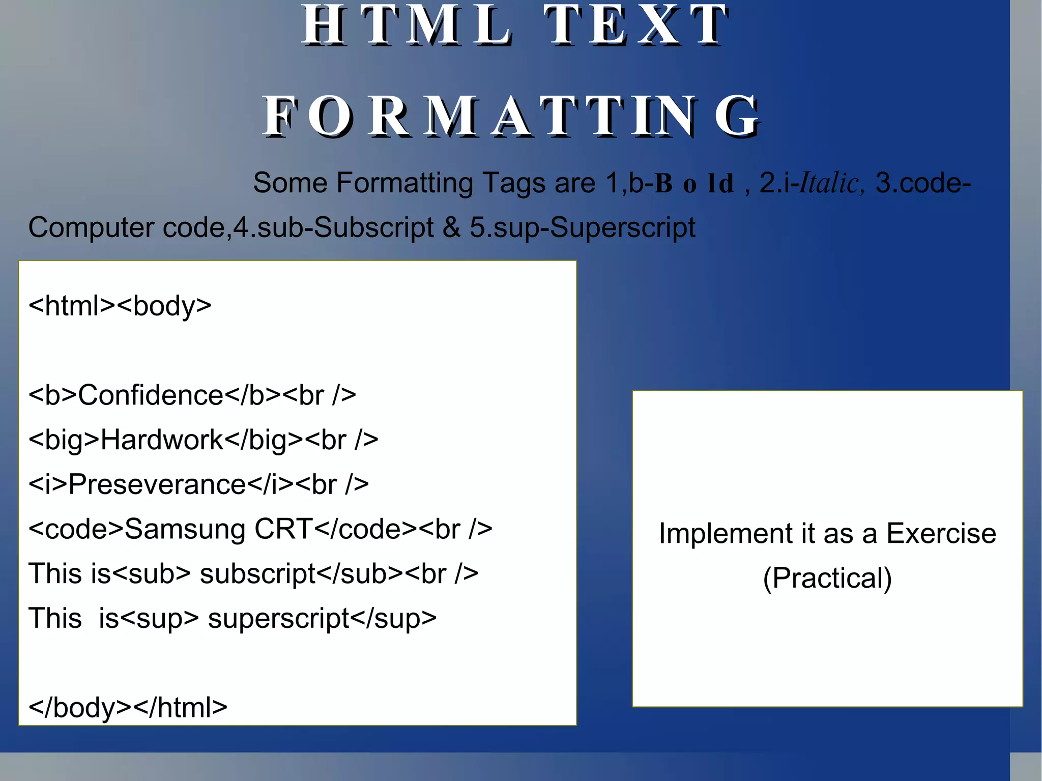 Html Ppt | PPT
