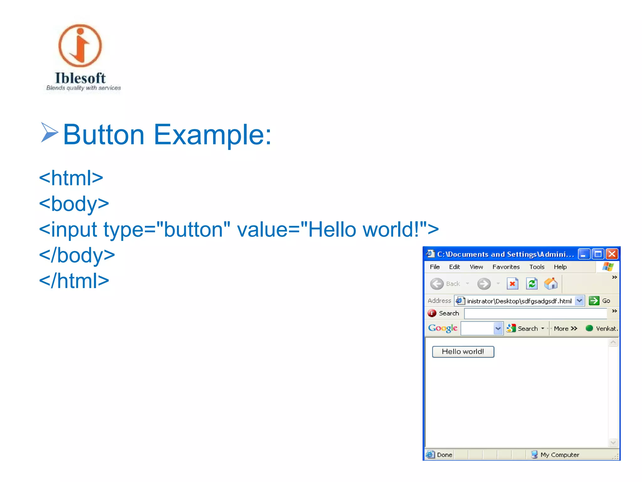 Html Ppt Ppt Web Design And Html Internet