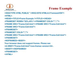 Html ppt | PPT | Web Design and HTML | Internet