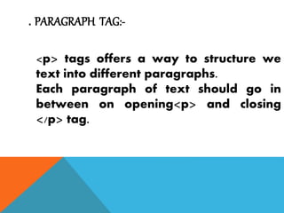 Html ppt | PPTX