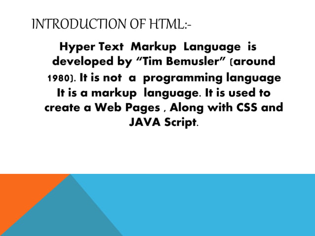 Html ppt