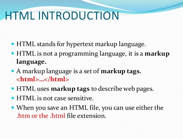 HTML Tutorials