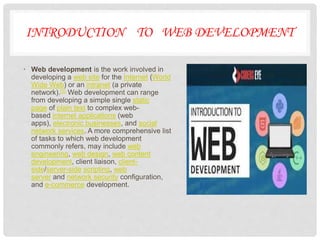 Web Designing ppt | PPT