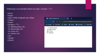 HTML ppt.pptx | Free Download