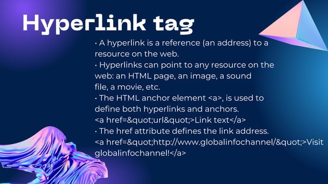 HTML PPT.pdf | Web Design and HTML | Internet