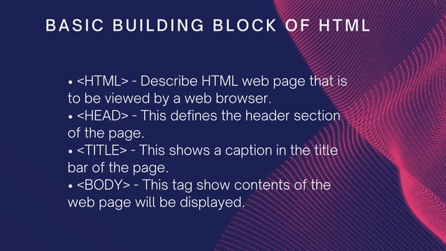 HTML PPT.pdf | Web Design and HTML | Internet