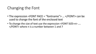 GFGC CHIKKABASUR(HTML) | PPT
