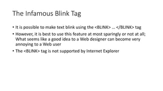 GFGC CHIKKABASUR(HTML) | PPT