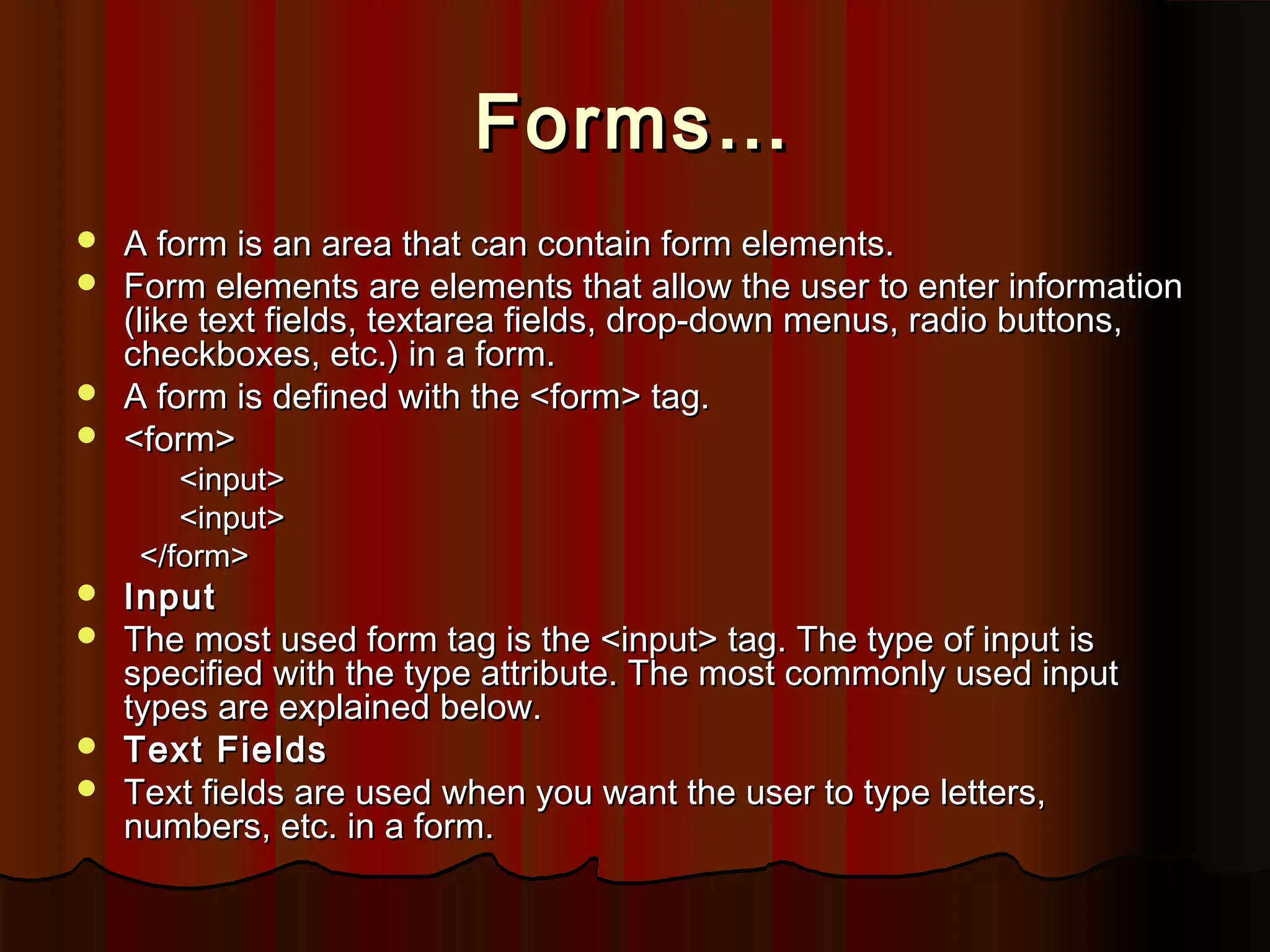 Html presentation | PPT
