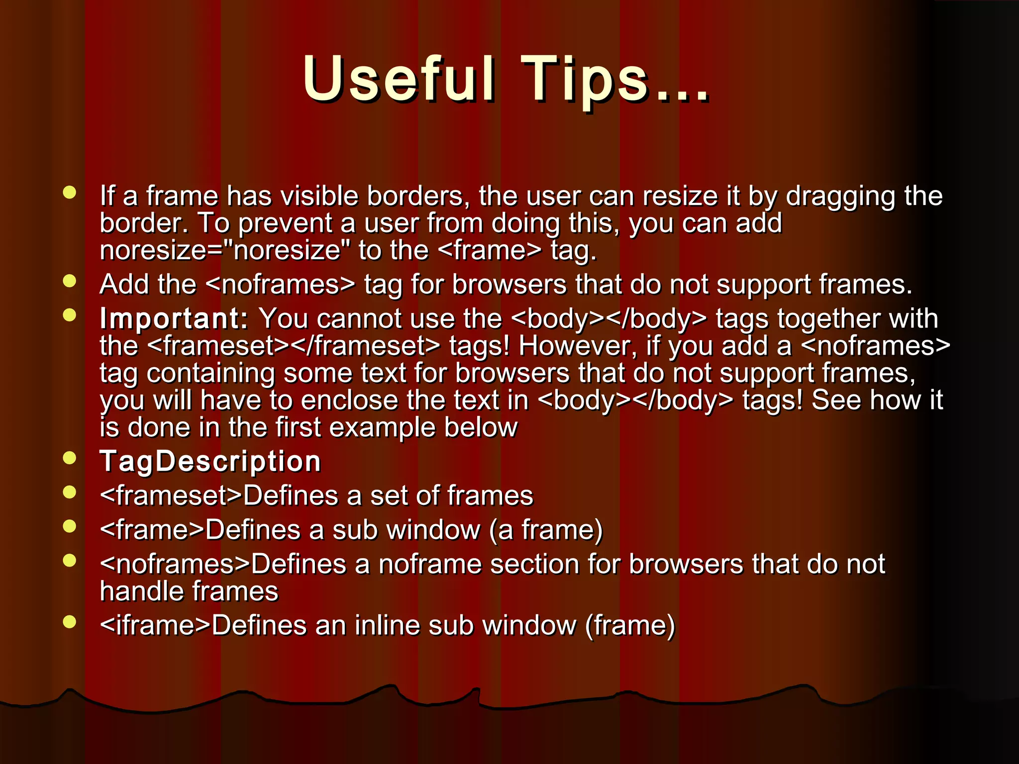 Html presentation | PPT