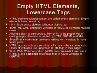 Html presentation | PPT