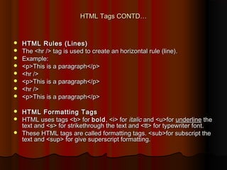 Html presentation | PPT
