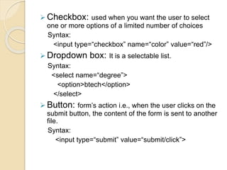 Html presentation | PPT