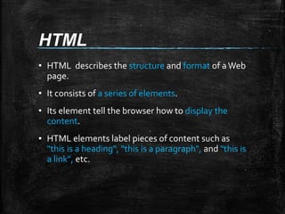 Html presentation | PPT