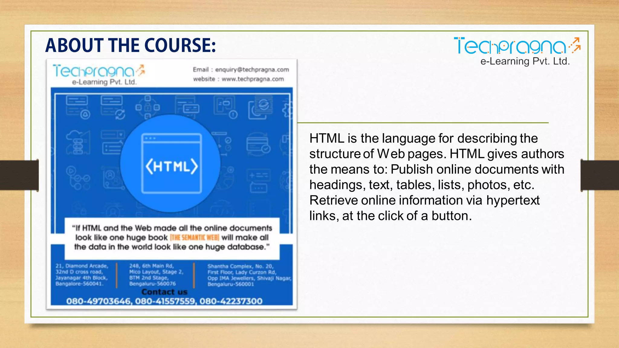 Html presentation | PPT