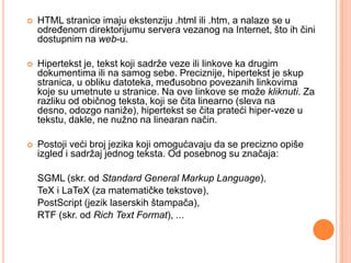 HTML programiranje- Katarina Petrović- Nebojša Lazarević | PPTX