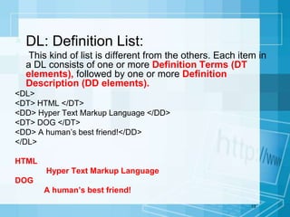 Html Basic Tags | PPTX