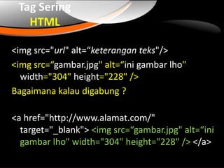 Mengenal HTML | PPT