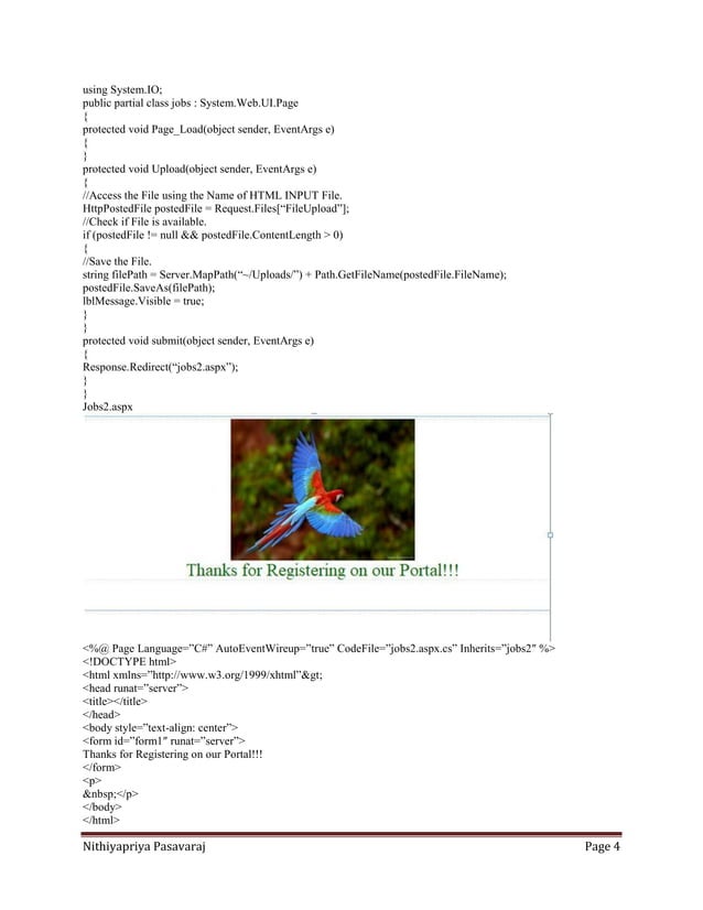 Html server control - ASP. NET with c# | PDF Html server control - ASP. NET with c# | PDF