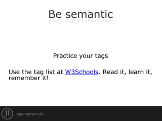 Html structure | PDF | Web Design and HTML | Internet