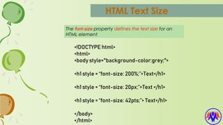 Html styles | PDF