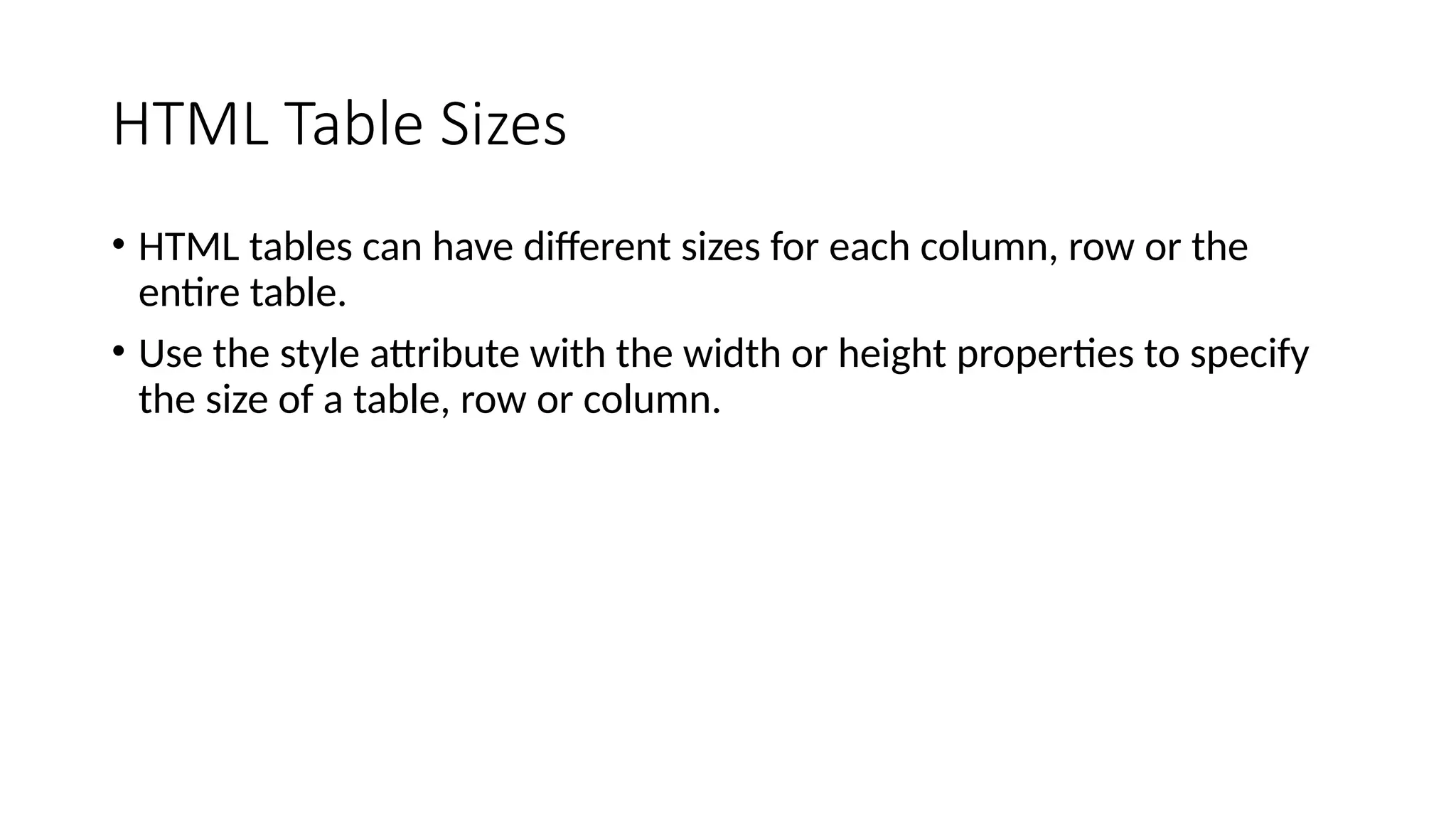 HTML Styles - Cascading Style Sheets Cascading Style Sheets | PPTX