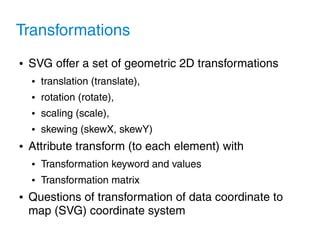 HTML5 & SVG in Cartography - Workshop | PPT