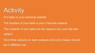 HTML Table borders.pptx