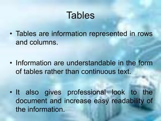 Computer language - Html tables | PPT