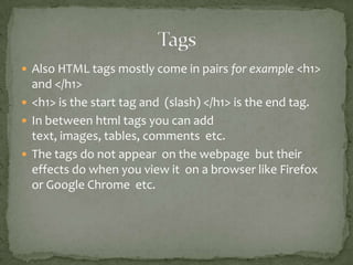 Html tag | PPTX