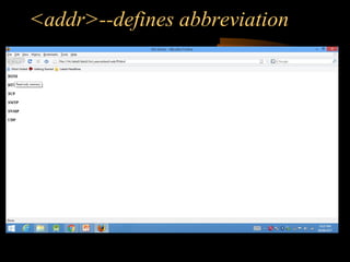 PPT on Basic HTML Tags | PPT