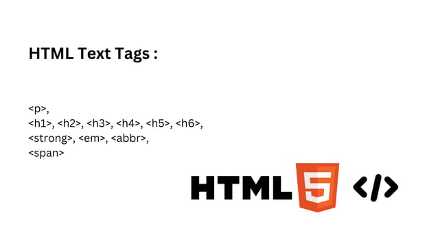 HTML tags presentation on web development.pdf