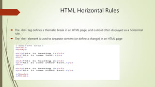 HTML Training Part1 | PPT