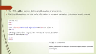 HTML Training Part1 | PPT