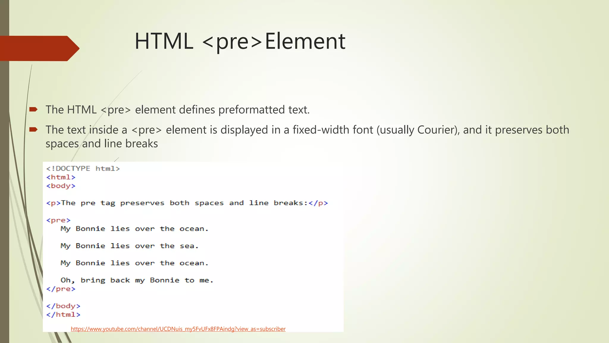 Html training part1 | PPT