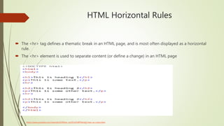 Html training part1 | PPT