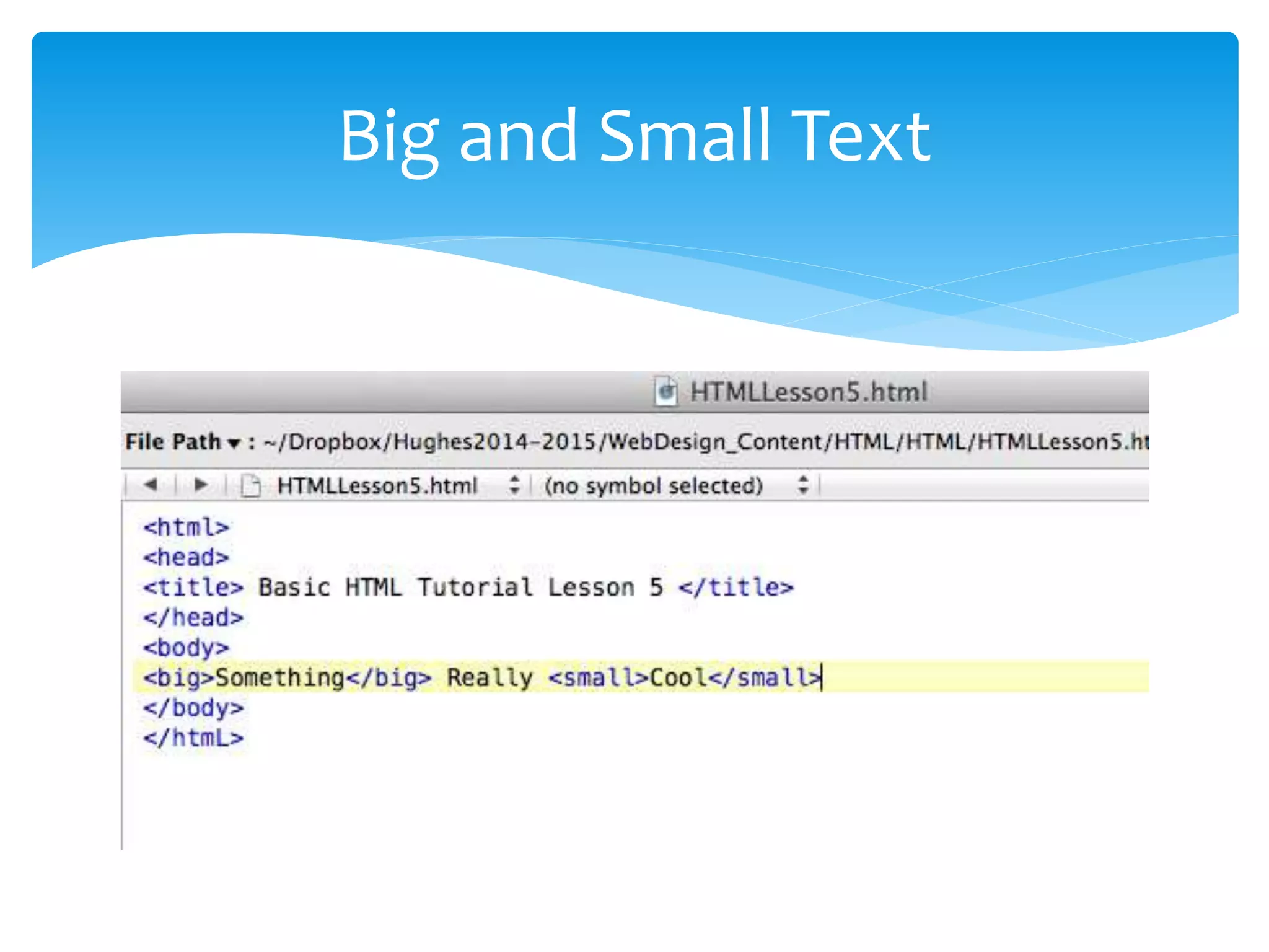Html tutorial.lesson5 | PPT