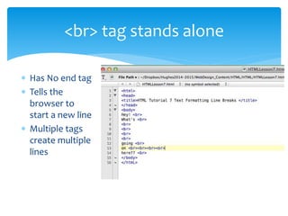 Html tutorial.lesson7 | PPTX | Web Design and HTML | Internet