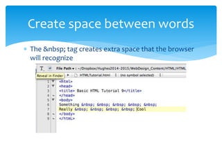 Html tutorial.lesson9 | PPTX | Web Design and HTML | Internet