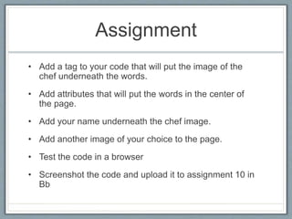 Html tutorial.lesson10 | PPT