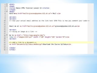 Html tutorial.lesson13 | PPTX | Web Design and HTML | Internet