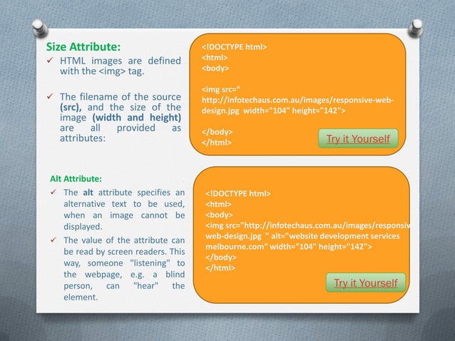 Html tutorials-infotech aus | PPT