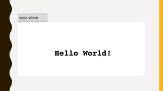 Presentasi tentang dasar-dasar HTLM untuk pemula | PPT