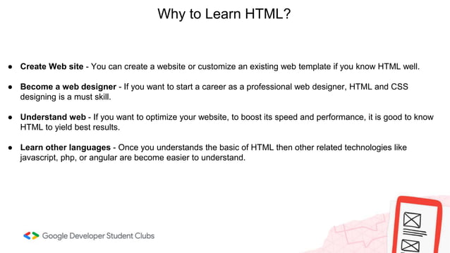 Introduction to Web Development - HTML | PPT