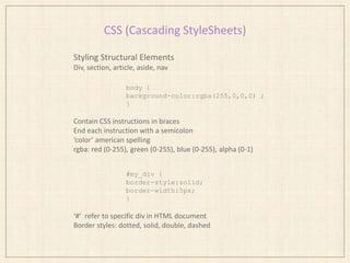 Html workshop 1 | PPT
