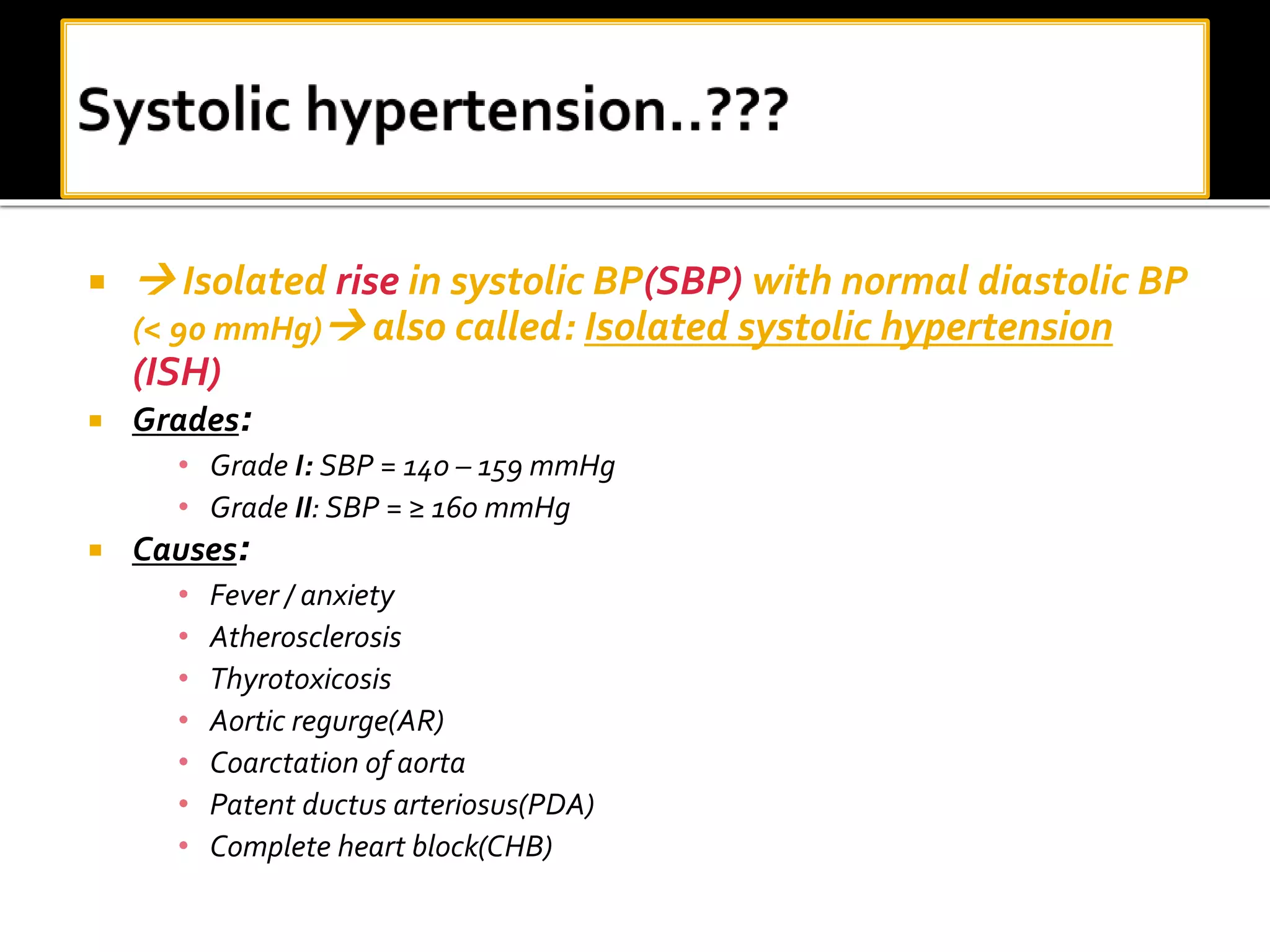 SYSTEMIC HYPERTENSION | PPTX