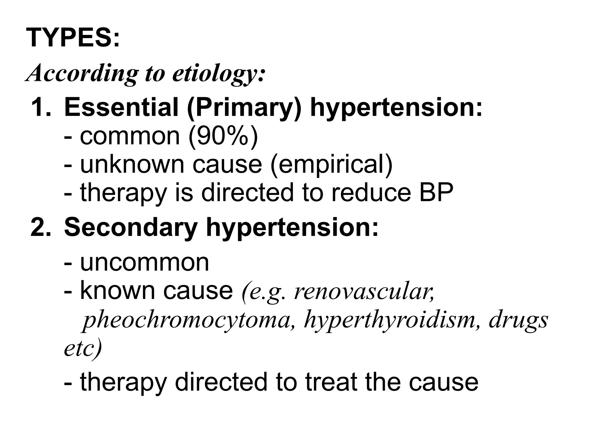 Hypertension | PPTX