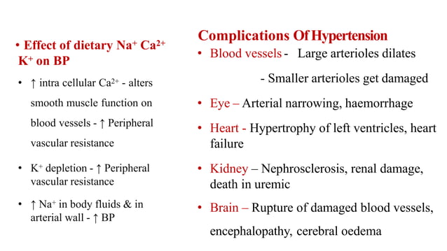 PATHOPHYSIOLOGY OF HYPERTENSION AND MANAGEMENT | PPTX | Endocrine and ...