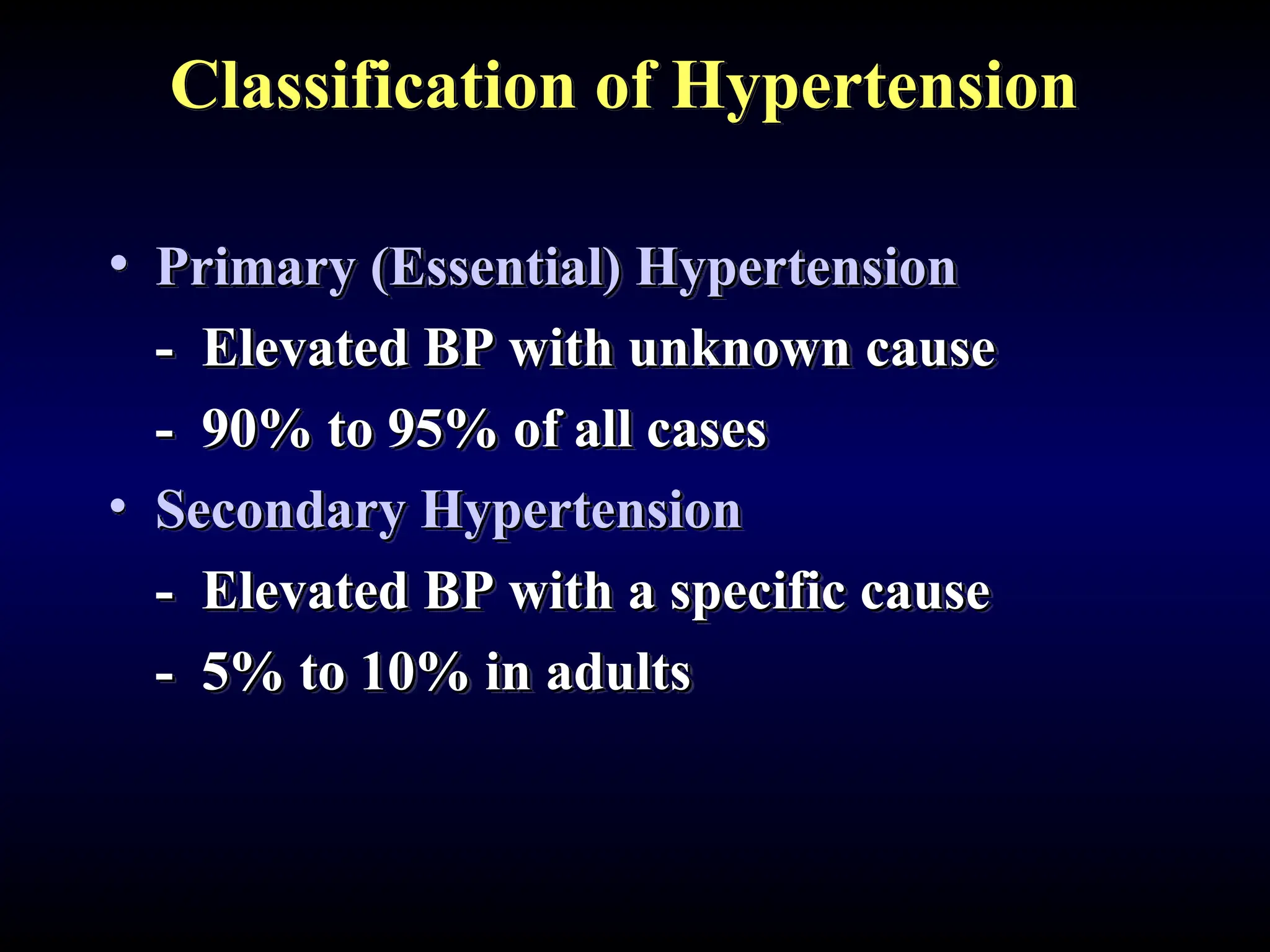 Hypertension ppt. For bsc nursing students | PPT